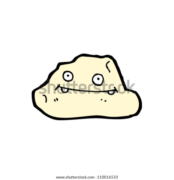 Cartoon Rock Character Stock Vector (Royalty Free) 110016533 | Shutterstock