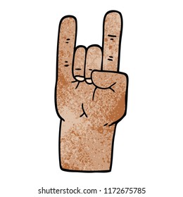 Cartoon Rock Hand Stock Vector (Royalty Free) 1172675785 | Shutterstock