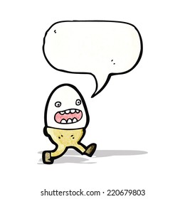 Happy Running Egg Cartoon: เวกเตอร์สต็อก (ปลอดค่าลิขสิทธิ์) 90446473 ...