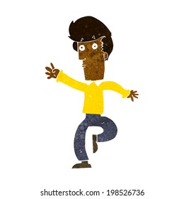 Cartoon Rushing Man Stock Vector (Royalty Free) 198526736 | Shutterstock