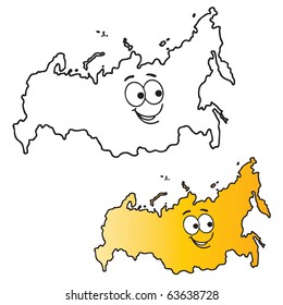 1.092 vectoren voor Russia map cartoon: stockvectoren, afbeeldingen en ...