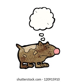 Cartoon Sad Dog Stock Vector (Royalty Free) 120915910 | Shutterstock