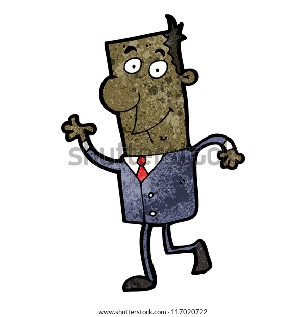 Cartoon Sales Man Stock Vector (Royalty Free) 117020722 | Shutterstock