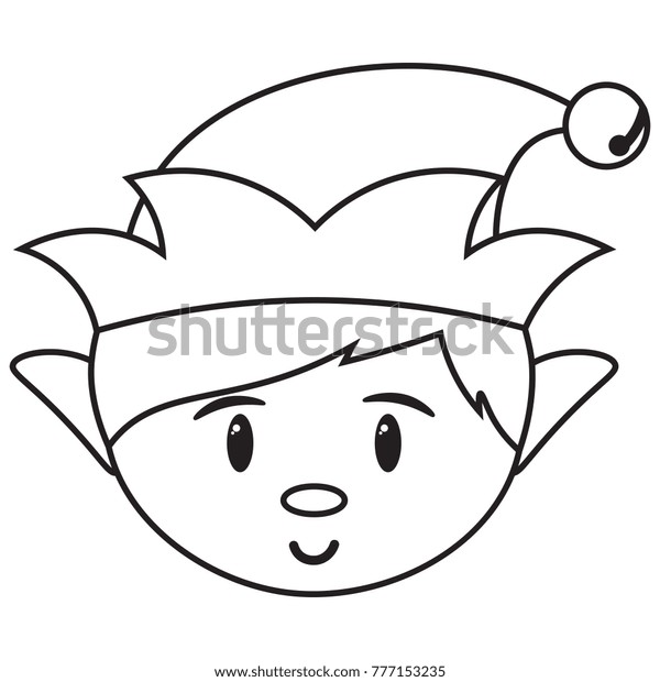 Cartoon Santas Boy Helper Isolated Stock Vector (Royalty Free ...