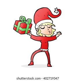 Cartoon Santas Helper Stock Vector (Royalty Free) 402719347 | Shutterstock
