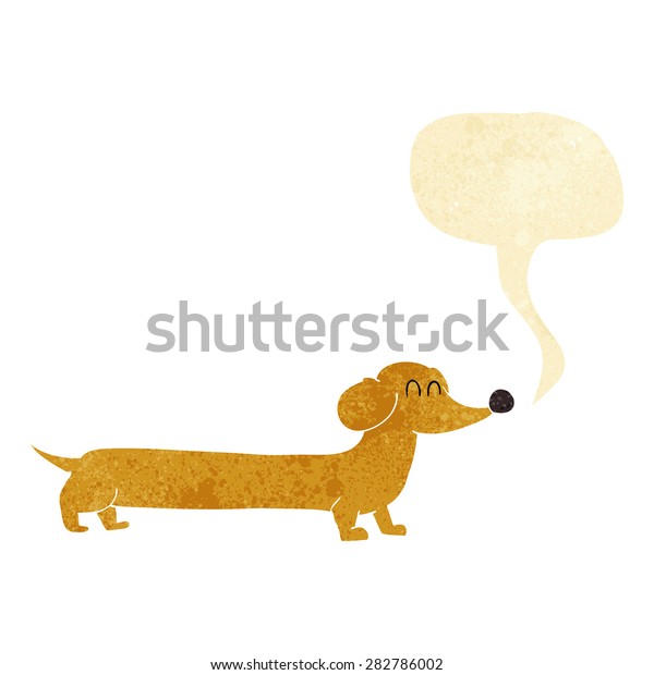Cartoon Sausage Dog Stock Vector (Royalty Free) 282786002 | Shutterstock