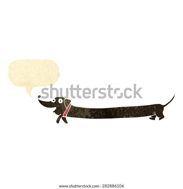 Cartoon Sausage Dog Stock Vector (Royalty Free) 282886106 | Shutterstock