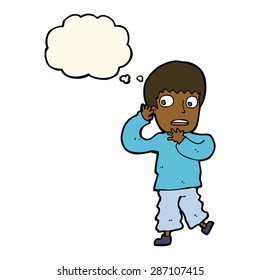 Cartoon Scared Man Stock Vector (Royalty Free) 287107415 | Shutterstock