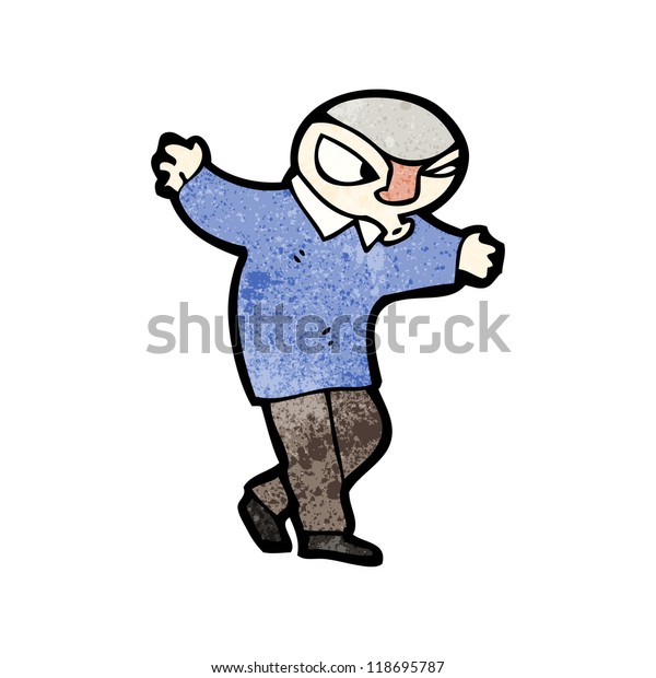 Cartoon Scary Stranger Stock Vector (Royalty Free) 118695787 | Shutterstock