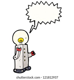 Cartoon Science Robot Stock Vector (Royalty Free) 121812937 | Shutterstock