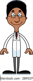Cartoon Scientist Man Smiling Stock Vector (Royalty Free) 289537946 ...