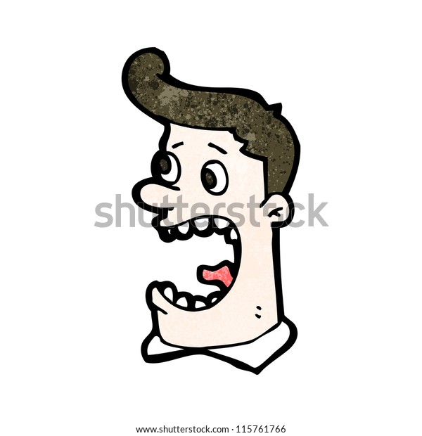 Cartoon Screaming Man Stock Vector (Royalty Free) 115761766 | Shutterstock