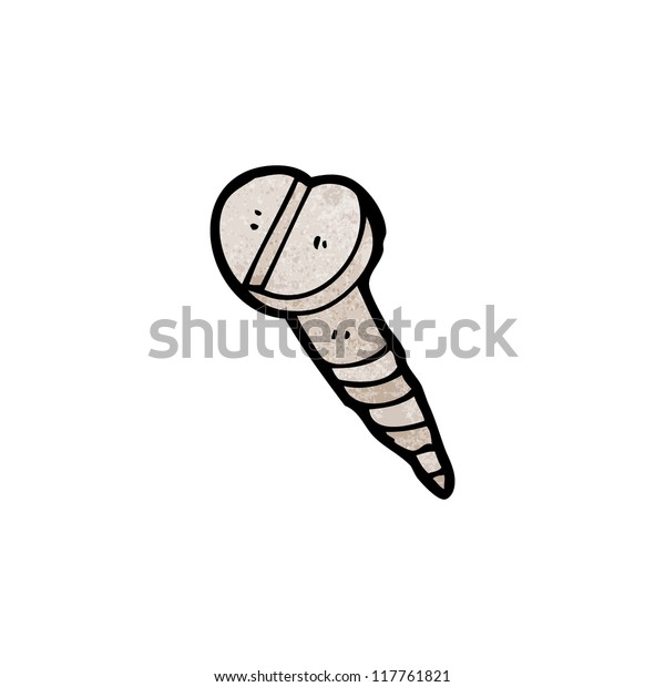 Cartoon Screw Stock Vector (Royalty Free) 117761821 | Shutterstock
