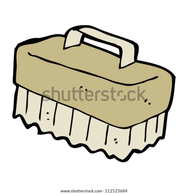 Cartoon Scrubbing Brush Stock Vector (Royalty Free) 112523684 ...