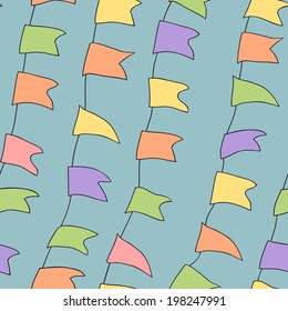 Cartoon Seamless Background Pattern Stock Vector (Royalty Free ...