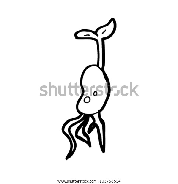 Cartoon Seedling Stock Vector (Royalty Free) 103758614
