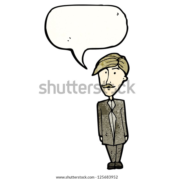 Cartoon Sensible Man Suit Stock Vector (Royalty Free) 125683952 ...