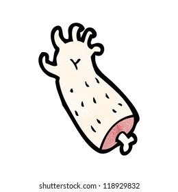 Cartoon Severed Arm Stock Vector (Royalty Free) 118929832 | Shutterstock