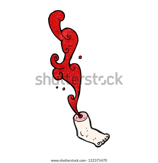 Cartoon Severed Foot Stock Vector (Royalty Free) 122375470 | Shutterstock