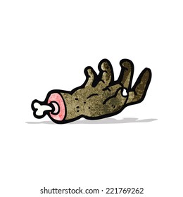 Cartoon Gross Severed Hand Stock Illustration 136817741 | Shutterstock