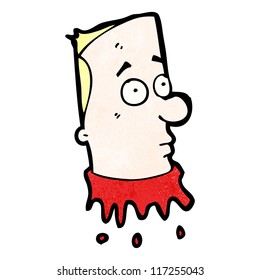 Cartoon Severed Head Stock Vector (Royalty Free) 117255043