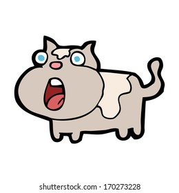 Cartoon Shocked Cat Stock Vector (Royalty Free) 170273228 | Shutterstock