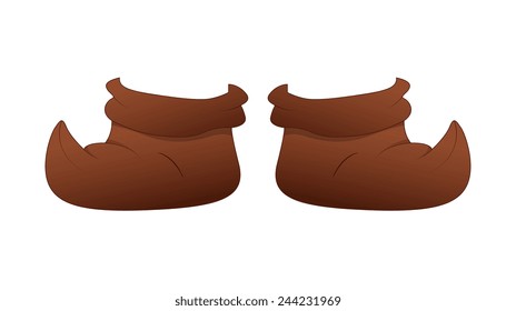 Cartoon Shoes Vector Design Stock Vector (Royalty Free) 244231969 ...