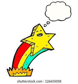 Cartoon Shooting Star Stock Vector (Royalty Free) 126655058 | Shutterstock