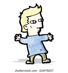 Cartoon Short Blond Man Stock Vector (Royalty Free) 224978257 ...