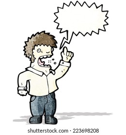 Vector Illustration Cartoon Character Poor Man Stock Vector (Royalty ...