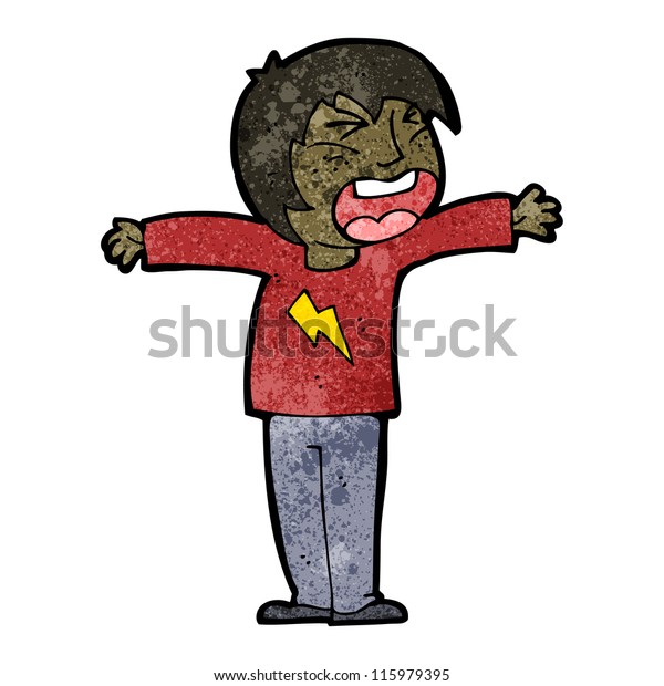 Cartoon Shouting Person Stock Vector (Royalty Free) 115979395 ...