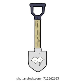 Cartoon Shovel Stock Vector (Royalty Free) 652231366