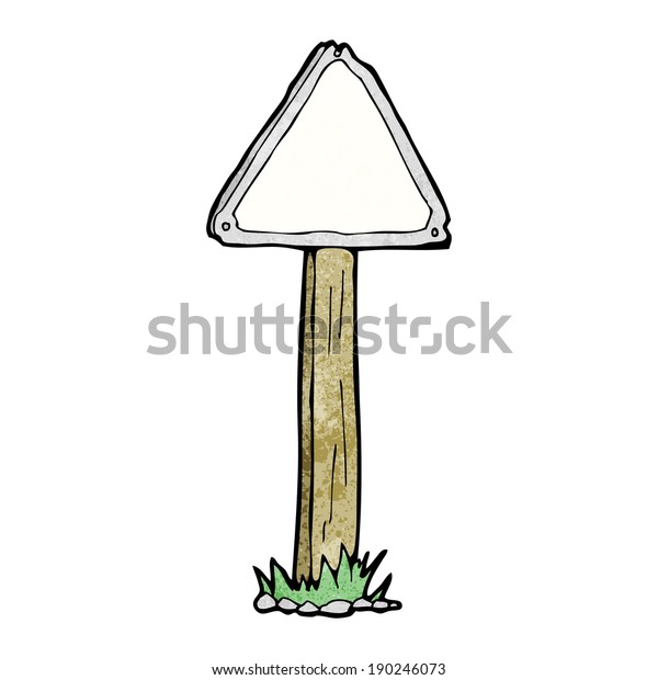 Cartoon Signpost Stock Vector (Royalty Free) 190246073 | Shutterstock