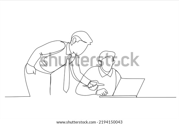 Cartoon Skilled Smart Leader Ceo Coaching Stock Vector (Royalty Free ...