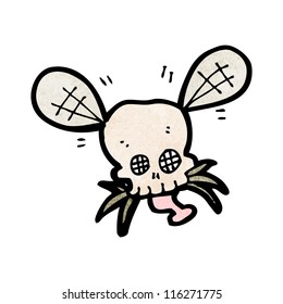Cartoon Skull Fly Stock Vector (Royalty Free) 116271775 | Shutterstock