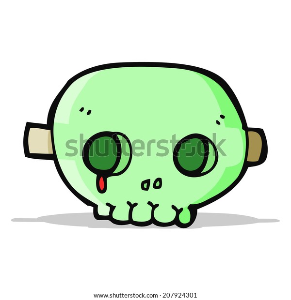 Cartoon Skull Mask Stock Vector (Royalty Free) 207924301 | Shutterstock