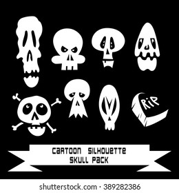 Cartoon Skull Pack Stock Vector (Royalty Free) 389282386 | Shutterstock
