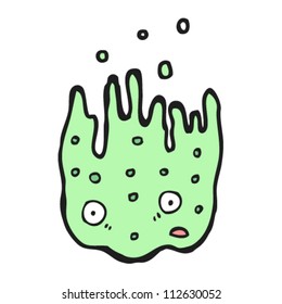 Cartoon Slime Creature Stock Vector (Royalty Free) 112630052 | Shutterstock