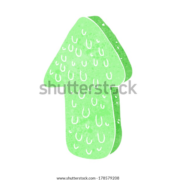 Cartoon Slimy Arrow Symbol Stock Vector (Royalty Free) 178579208 ...