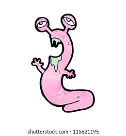 Cartoon Slug Monster Stock Vector (Royalty Free) 115621195