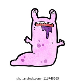 Gross Pink Slug Monster Stock Vector (Royalty Free) 79647328