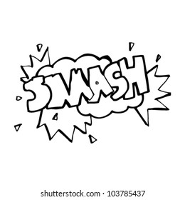 Cartoon Smash Sign Stock Vector (Royalty Free) 103785437 | Shutterstock
