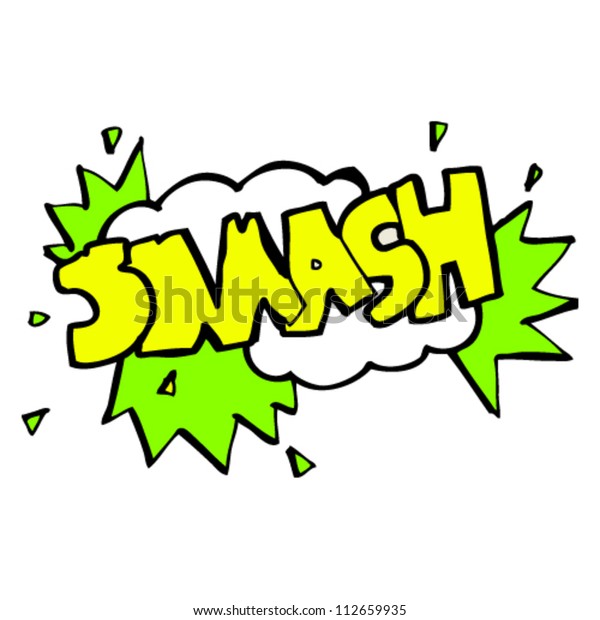 Cartoon Smash Symbol Stock Vector (Royalty Free) 112659935 | Shutterstock
