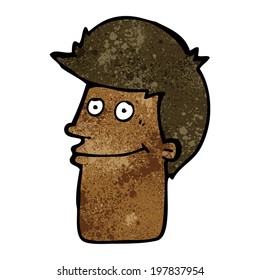 Cartoon Smiling Man Stock Vector (Royalty Free) 197837954 | Shutterstock