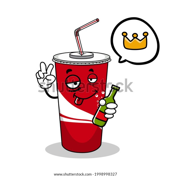 Cartoon Soft Drink Cola Mascot Vector Stock Vector (Royalty Free ...