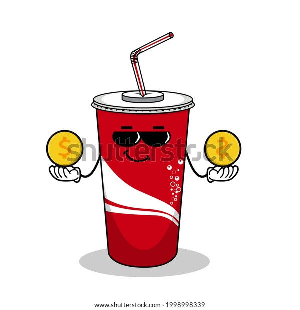 Cartoon Soft Drink Cola Mascot Vector Stock Vector (Royalty Free ...