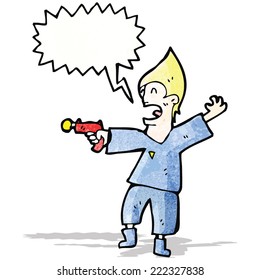 Cartoon Space Man Stock Vector (Royalty Free) 222327838 | Shutterstock