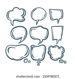 Cartoon Speech Box Vector Illustration Stock Vector (Royalty Free ...