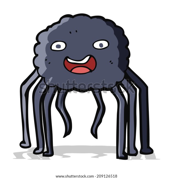 Cartoon Spider Stock Vector (Royalty Free) 209126518 | Shutterstock