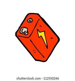 Cartoon Square Battery Stock Vector (Royalty Free) 112550246 | Shutterstock